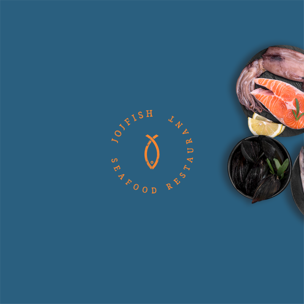 JOJFISH Seafood Restaurant Logo Design Online Creative Branding Team